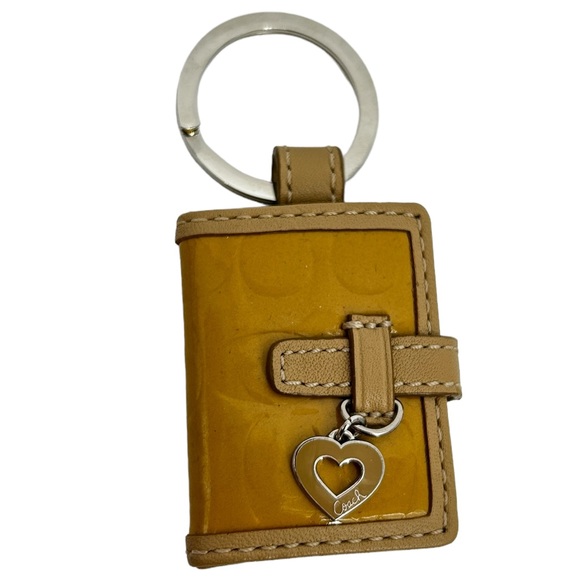 Coach | Accessories | Coach Leather Keyring Photo Album Book | Poshmark